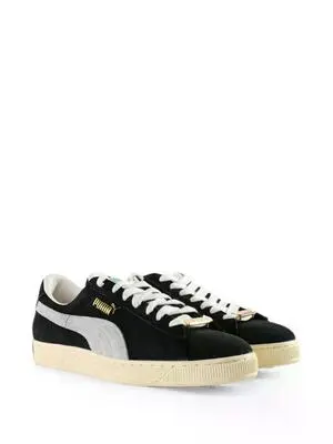 PUMA Suede Logo Print Sneakers