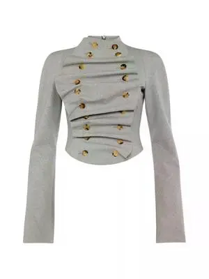 A.W.A.K.E. Mode Bib-front Structured Jacket - Grey