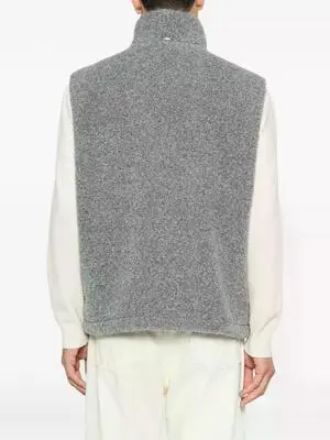 Herno High-neck Faux Fur Gilet