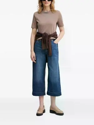 BENETTON Faded Turn-up Jeans