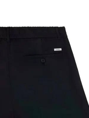 Armani Exchange Elasticated Waist Wide-leg Trousers