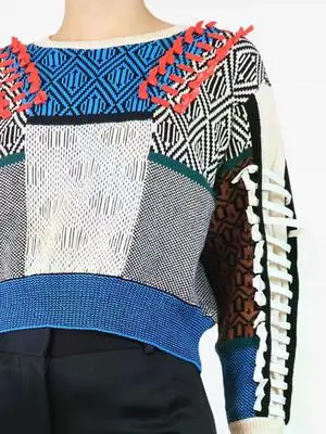 Toga Abstract Knit Sweater