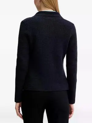BENETTON Textured Knit Button-up Cardigan