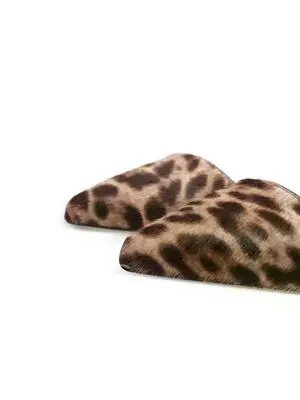 GIANVITO ROSSI Leopard-print Pony-hair Stiletto Pumps - Neutrals