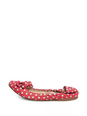 Miu Miu Bow Detailing Flats For Women