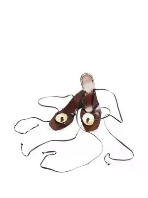 Tory Burch Patos Lace-up Heeled Sandals