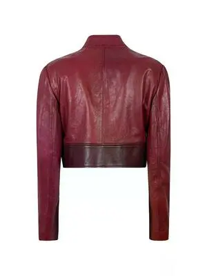 Alexander McQueen Buckled Leather Jacket