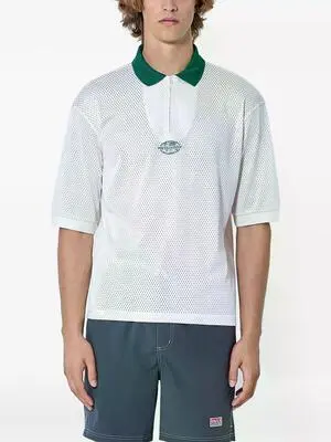 METALWOOD STUDIO Mesh-construction Polo Shirt - Neutrals