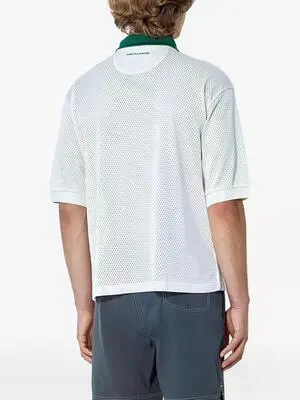 METALWOOD STUDIO Mesh-construction Polo Shirt - Neutrals