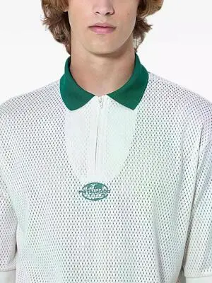METALWOOD STUDIO Mesh-construction Polo Shirt - Neutrals