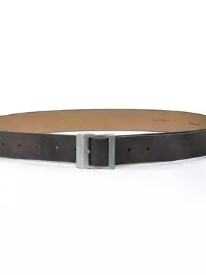 Rick Owens Stooges Square-buckle Leather Belt