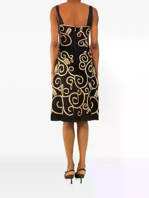 LOUIS VUITTON Embroidered Cocktail Mini Dress