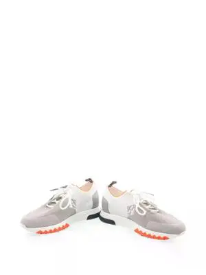 Hermès Exploit Paneled Lace-up Sneakers
