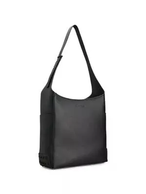 TOD'S Gommino Leather Shoulder Bag - Black