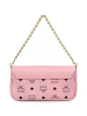 Mcm Medium Tracy Visetos Cross Body Bag