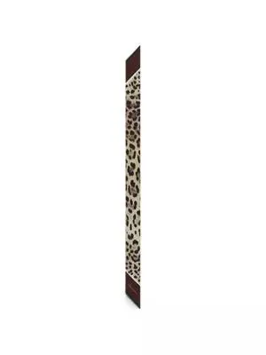 Dolce & Gabbana Leo-print Silk Twill Bandeau