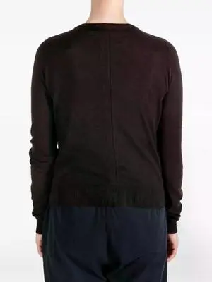 Rick Owens Ribbed-trim Fine-knit Sweater