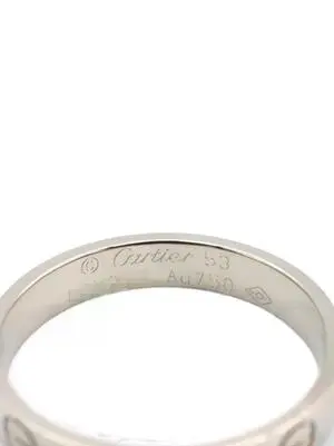 Cartier 18k White Gold Love Ring