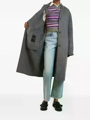 JOSEPH Single-breasted Cashmere Coat
