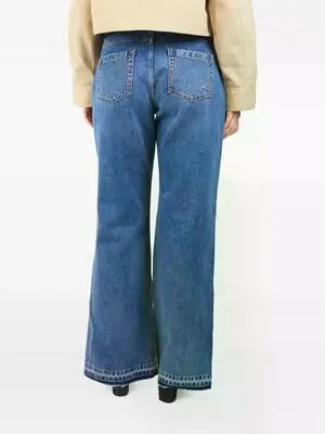 STEL Split-hem Wide-leg Jeans
