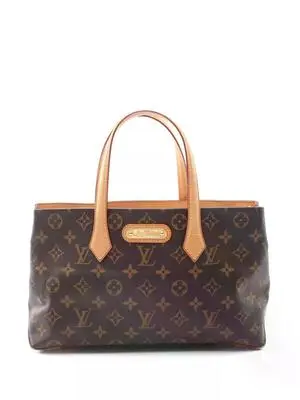 LOUIS VUITTON Wilshire Pm Monogram Tote Bag - Brown