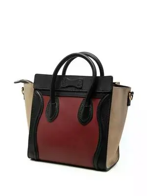 Celine Luggage Tote Satchel - Red