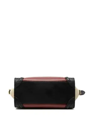 Celine Luggage Tote Satchel - Red