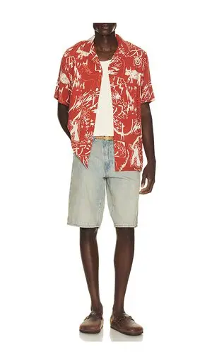 Oas Gensou Rocco Shirt In . Also - Red