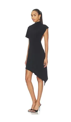 Sandy Liang Asymmetrical Hem Dress With Open Back