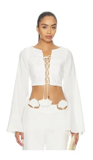 Azulu Amelie Top - Ivory