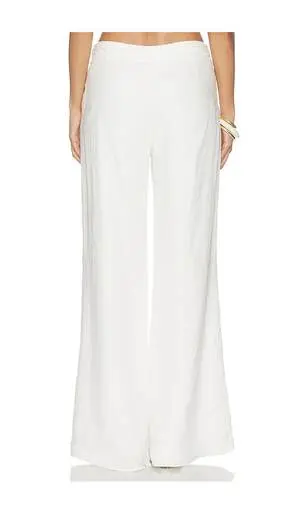 Azulu Amelie Linen Trousers - Ivory