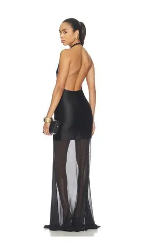 Delfi Remi Halterneck Maxi Dress