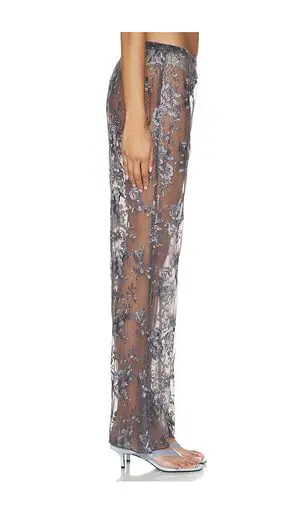 OPERASPORT Nona Floral Embroidered Lace Trousers