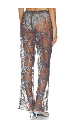 OPERASPORT Nona Floral Embroidered Lace Trousers