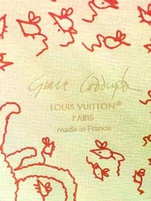 LOUIS VUITTON X Grace Coddington Kirigami Clutch Set