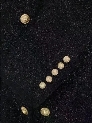 Balmain Lion-button Tweed Jacket