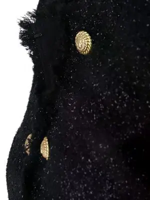 Balmain Lion-button Tweed Jacket