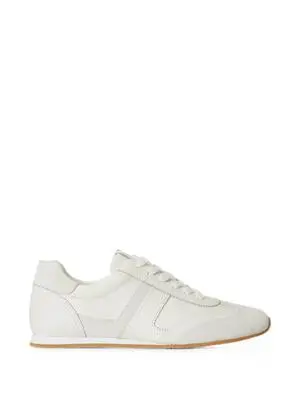 Ralph Lauren Leather Lace-up Sneakers - White