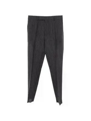 Celine Wool Pinstripe Tailored Trousers
