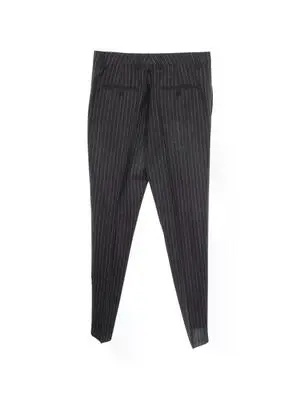 Celine Wool Pinstripe Tailored Trousers