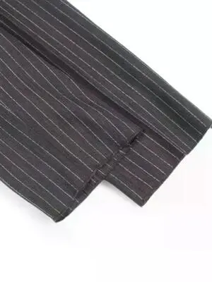 Celine Wool Pinstripe Tailored Trousers