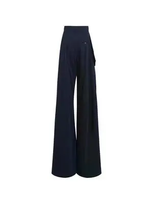 A.W.A.K.E. Mode Navy Slit-knee Trousers