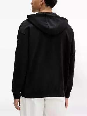 Adidas Adicolor Oversize Zip-up Hoodie With Logo Embroidery