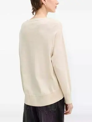 BENETTON Fine Knit Ribbed Trim Sweater