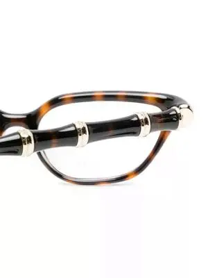 Gucci Bamboo-effect Cat Eye Glasses