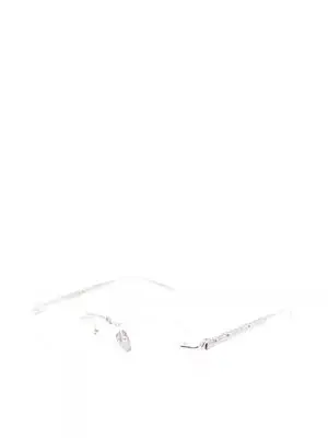Gucci Crystal-embellished Rimless-frame Glasses