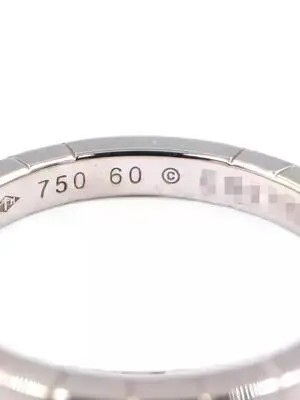 Cartier 18k White Gold Lanière Ring