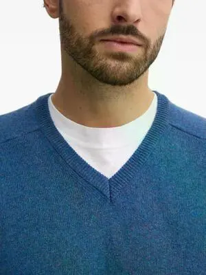 BENETTON V-neck Knitted Sweater