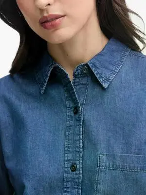 BENETTON Patch Pocket Denim Shirt