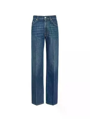 Stella McCartney Pressed-crease Straight-leg Jeans - Blue